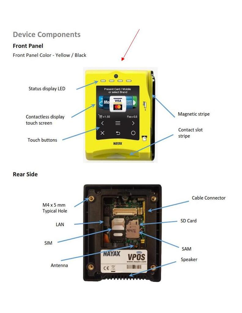 Nayax VPOS Touch has camera not mentioned in manual or privacy policy ...