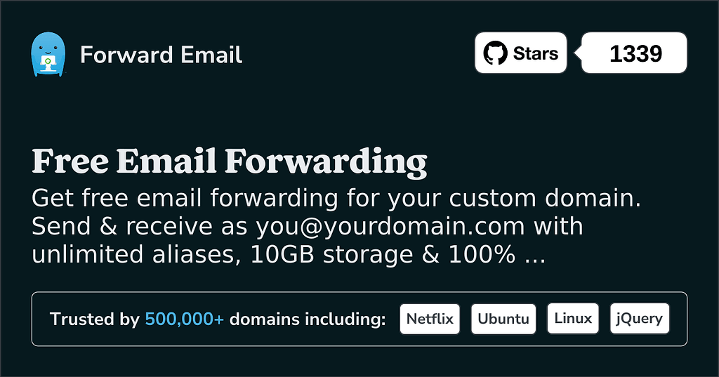 Forward Email (email provider) - Page 9 - Tool Suggestions - Privacy Guides Community