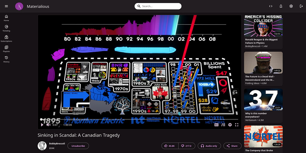 Materialious - A modern interface for Invidious - Project Showcase ...