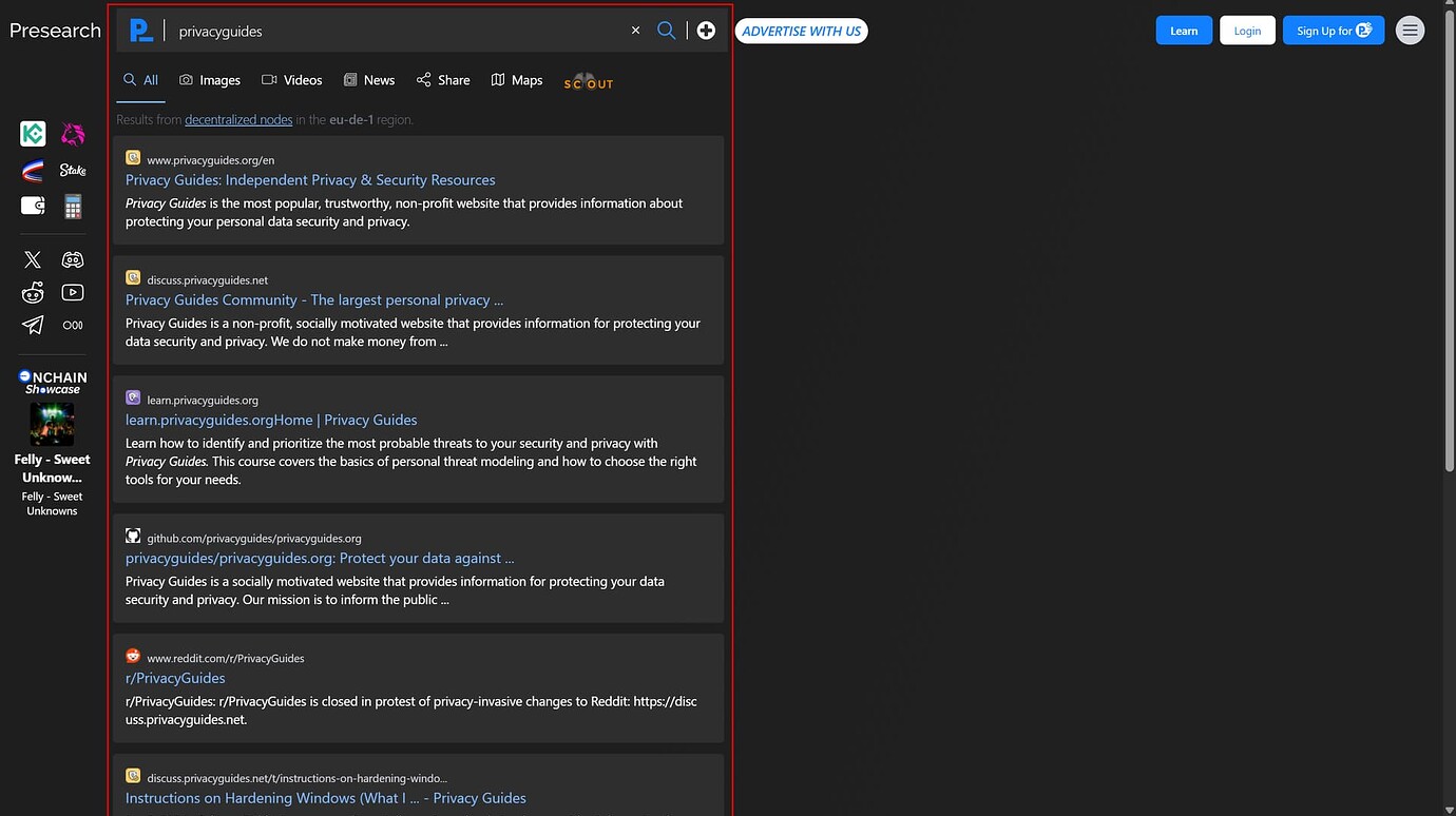 Presearch.com, Decentralized Search Engine - Project Showcase - Privacy ...