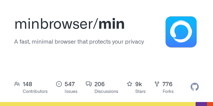 Min Browser as everyday browser - General - Privacy Guides Community