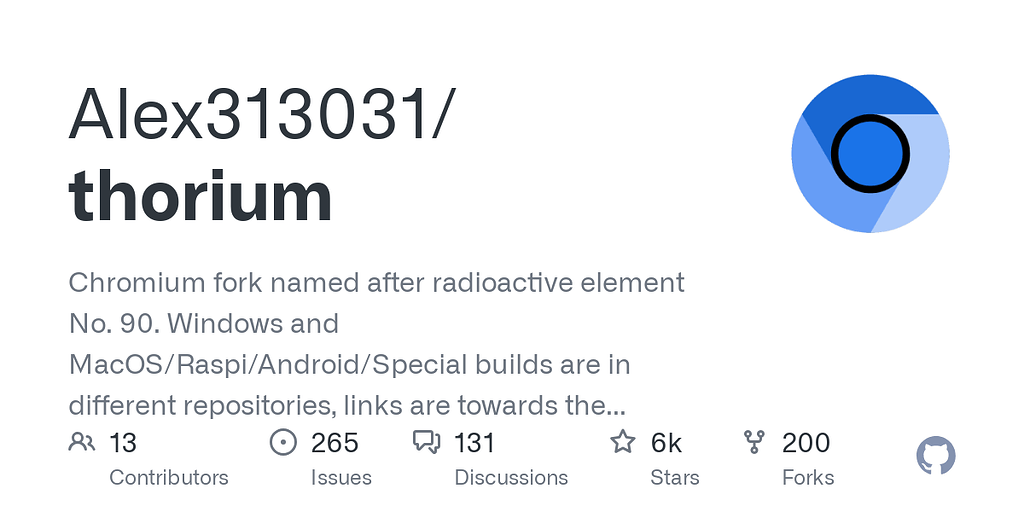 What about Thorium Browser? - Tool Suggestions - Privacy Guides Community