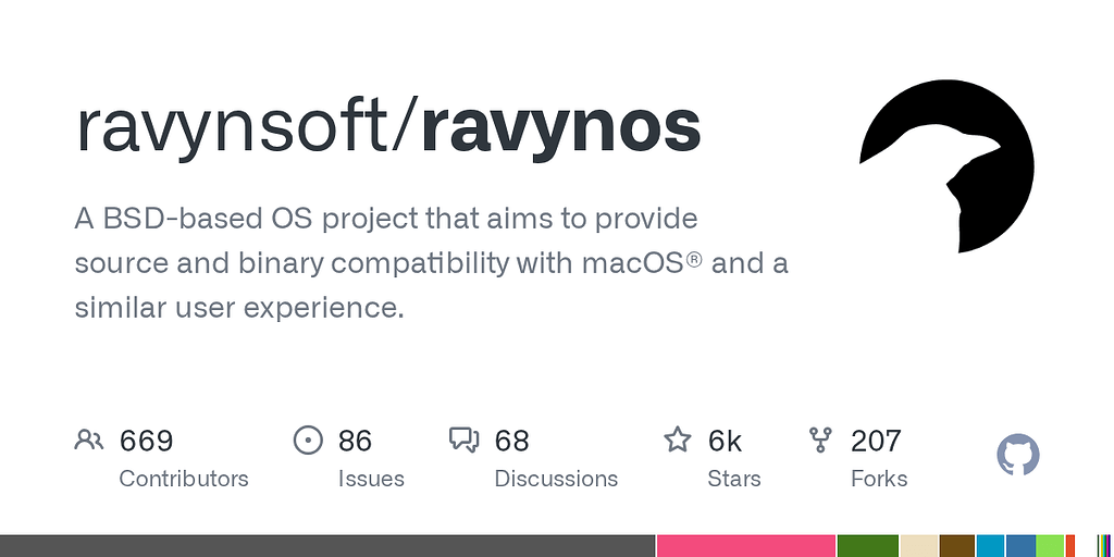 Ravynsoft/ravynos: A BSD-based OS project that aims to provide source and binary compatibility ...
